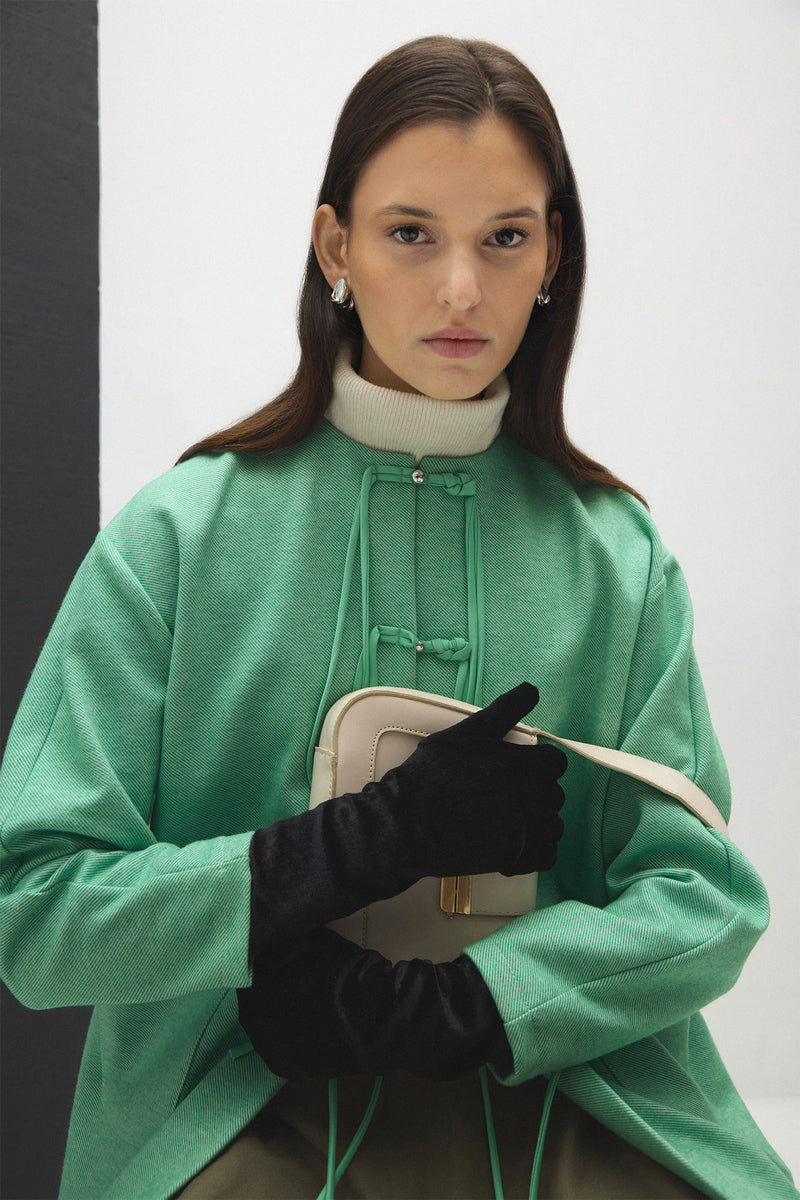 BOW DETAIL CACHET JACKET – Touché Europe