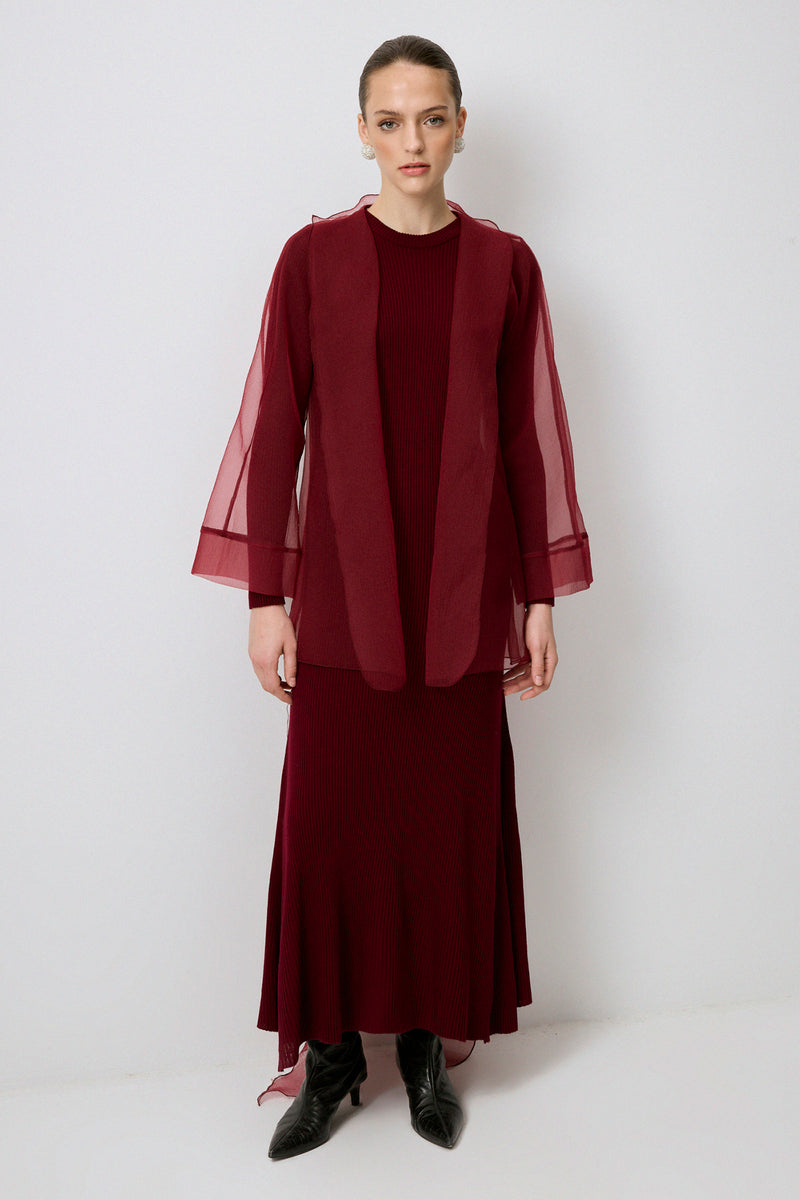 V-NECK ORGANZE TUNIC – Touché Europe